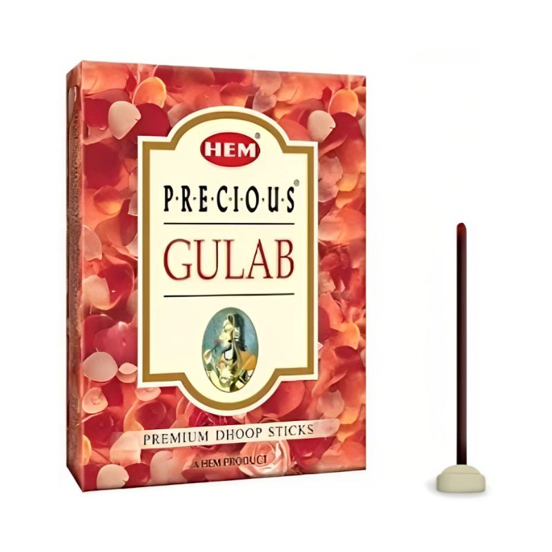 Buy Online Hem Gulab Dhoop Sticks - 60 GM | NJ USA.
